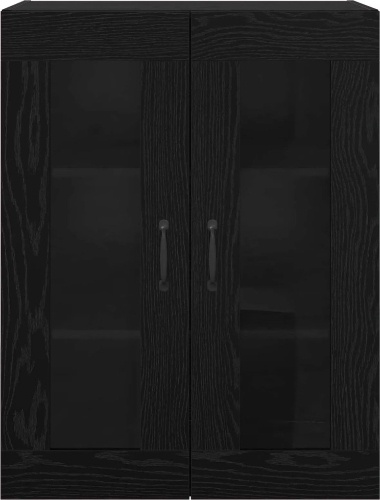 Nástěnné skříňky 2 ks Černý dub 69,5 x 34 x 90 cm 3394538