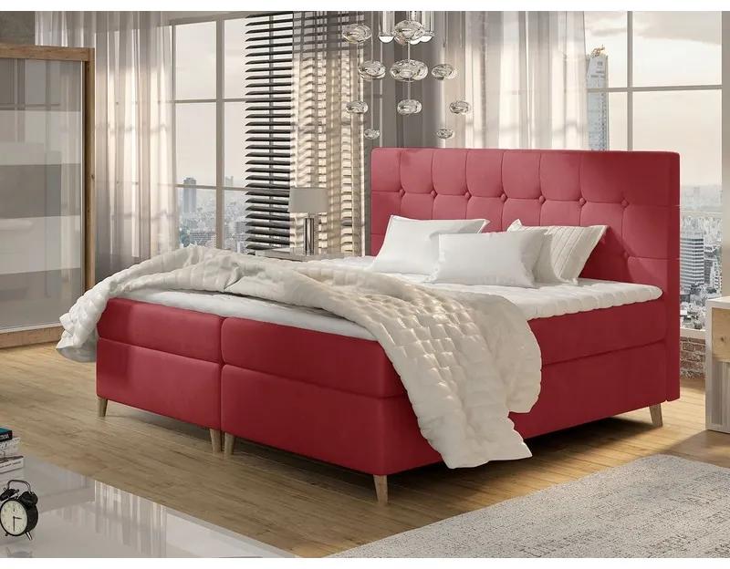 Kontinetální postel Crete, Rozměr postele: 120 x 200 cm, Barva:: Magic Velvet 2201