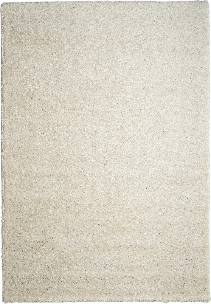 Kusový koberec Efor Shaggy 2137 Cream, 80x150, biela, obývacia izba, Mono Carpet