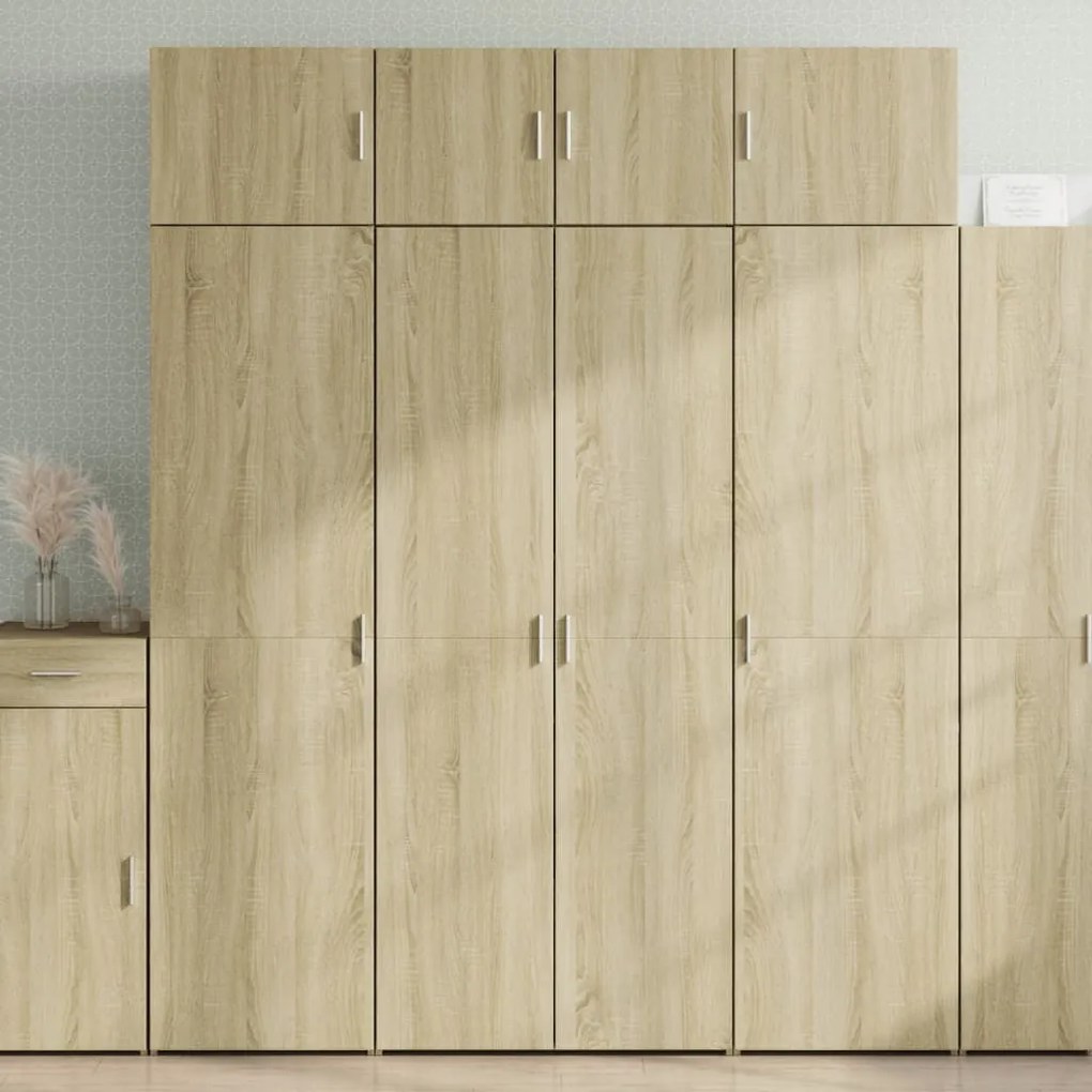 Úzká úložná dub sonoma 80x42,5x225 cm kompozitní dřevo 3281352