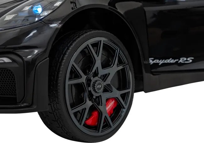 Elektrické autíčko Porsche Spyder RS 718 MP4 černé