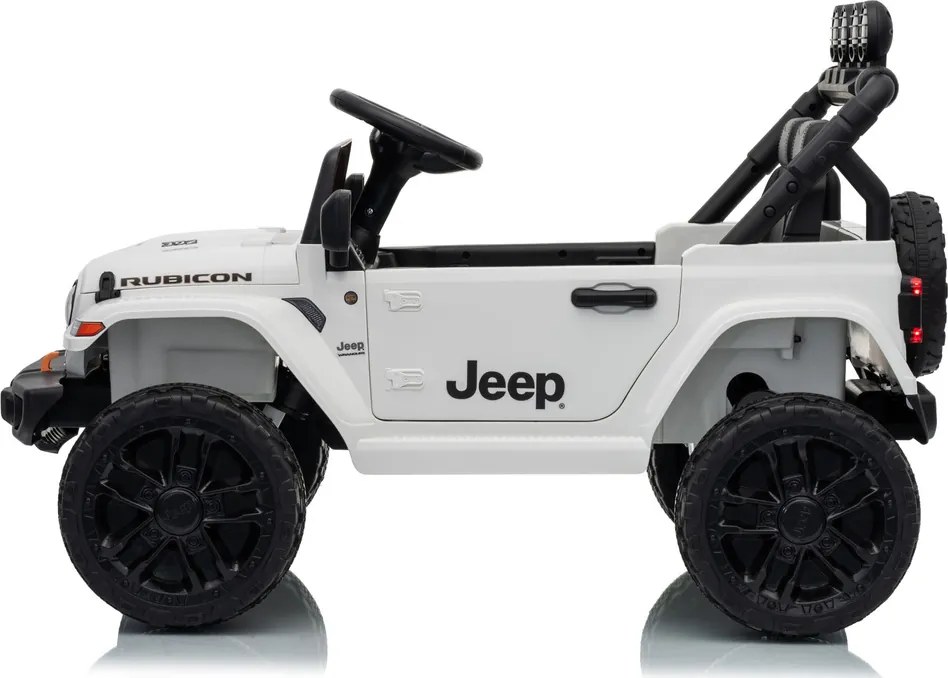 LEAN CARS Akumulátorové vozidlo Jeep Rubicon DK-JWR558 24 V, bílé