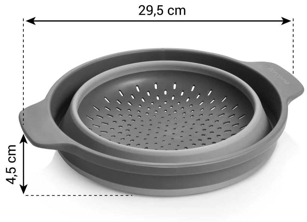 TESCOMA Cedník GrandCHEF ø 24 cm, skládací