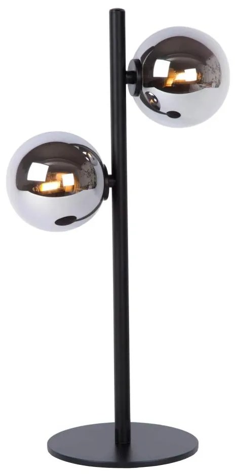 Lucide 45574/02/30 - Stolní lampa TYCHO 2xG9/28W/230V černá