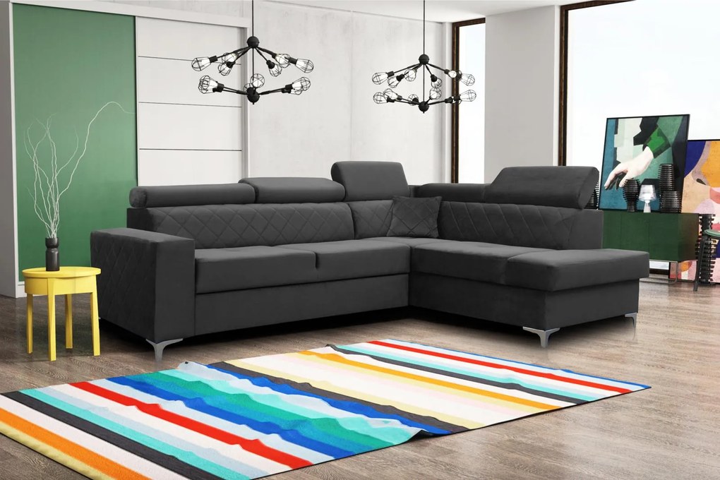 FALCO Sedací souprava Silk P šedá