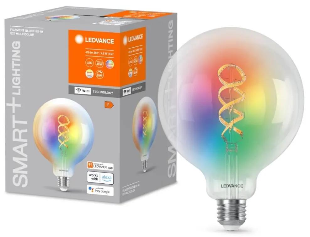 Ledvance | LED RGBW Stmívatelná žárovka SMART+ E27/4,8W/230V 2700-6500K Wi-Fi - Ledvance | P225565
