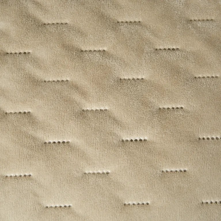 Sametový přehoz na postel ASTRALIA, béžový Rozměr: 200 x 220 cm