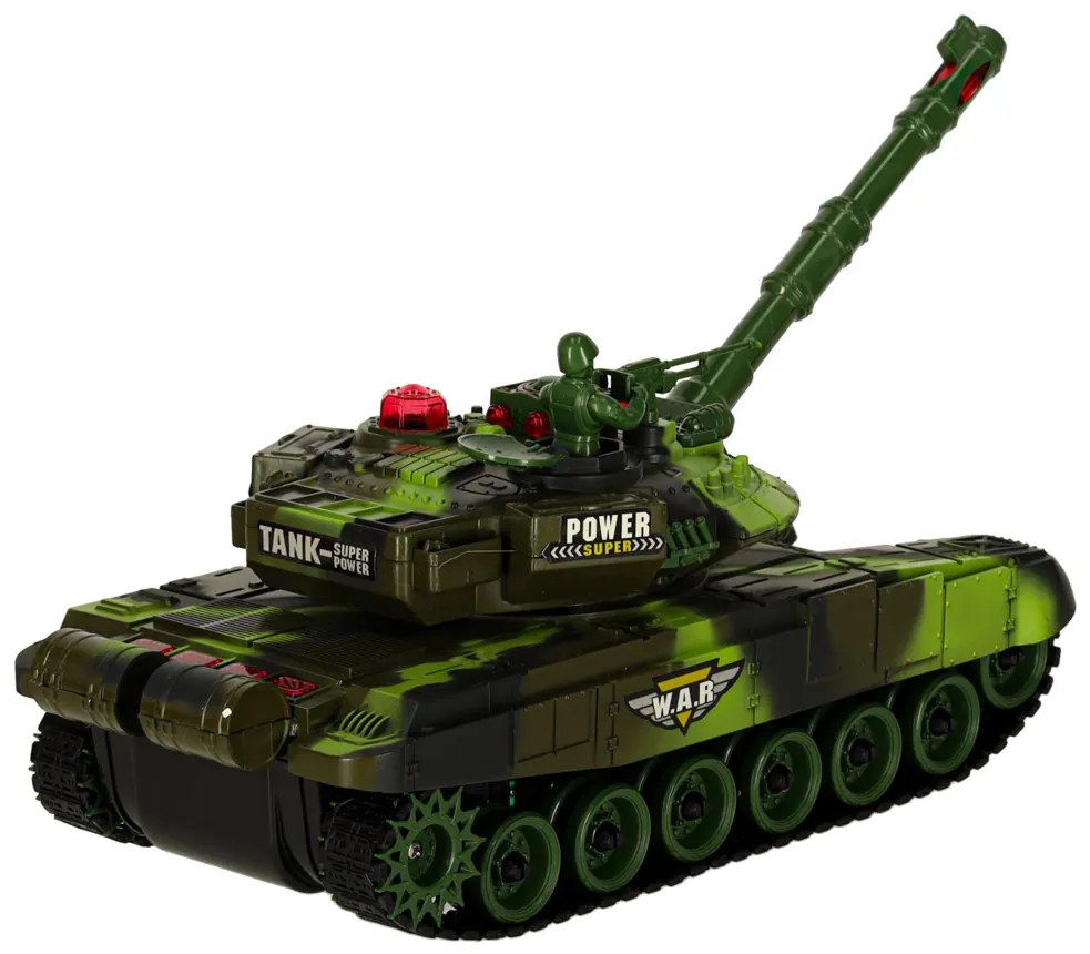 Creative Corner RC válečný tank 9993 2,4 GHz lesní kamufláž