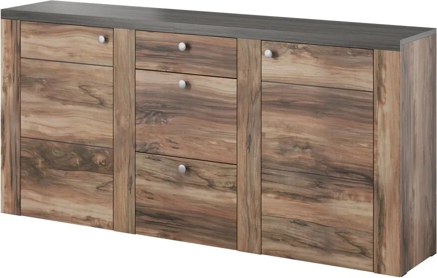 Komoda LOMAR 25 satin ořech / touchwood