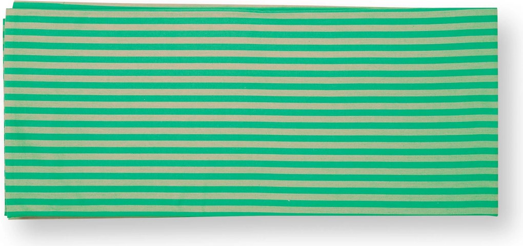 Pip Studio Stripes ubrus 180x300cm, zelený (Ubrus ze 100% bavlny )