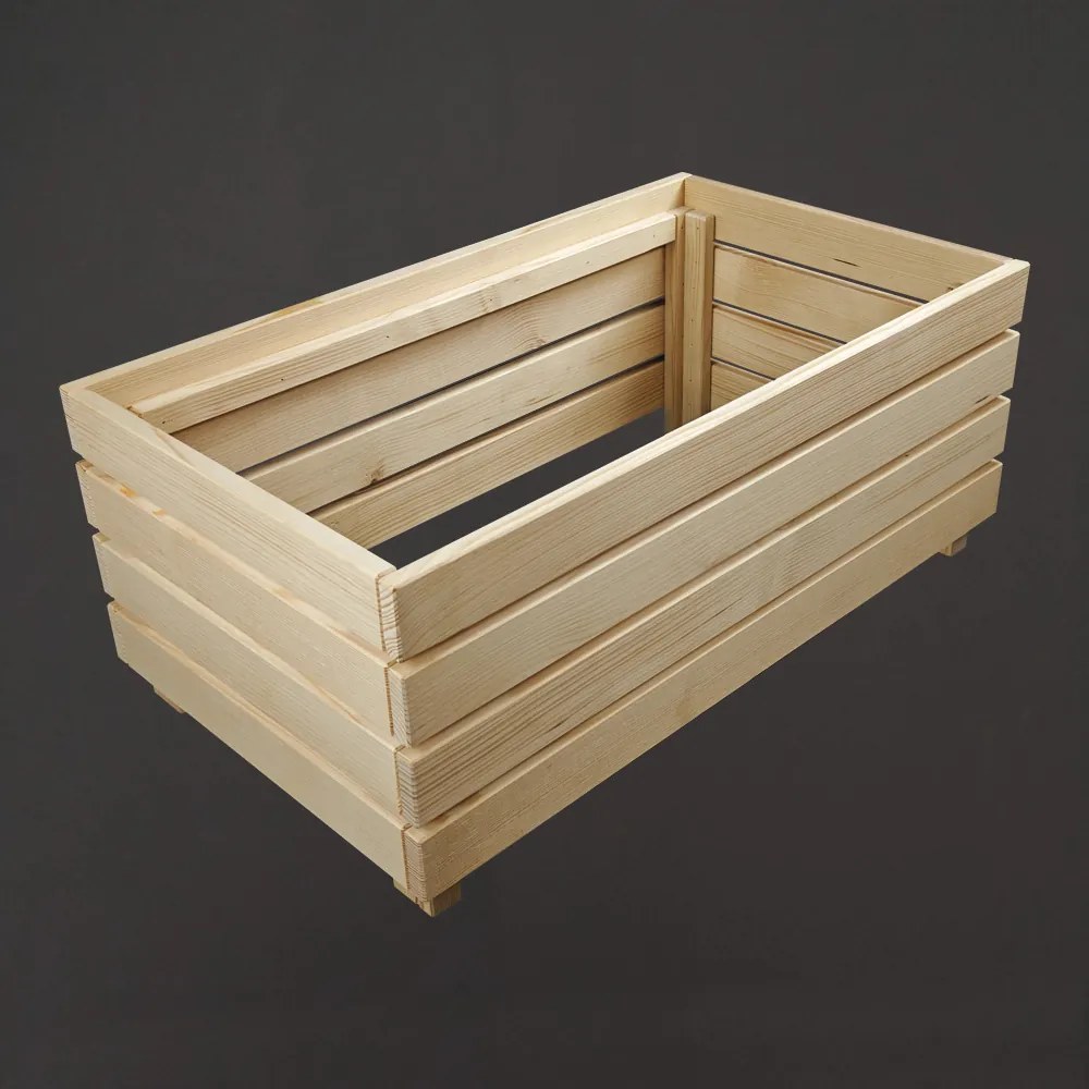 AMADEA Dřevěný designový vyvýšený záhon bez nádoby uvnitř 1 kus, 76x43,6x31cm