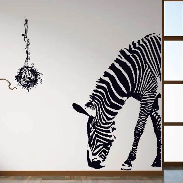 PIPPER | Samolepka na zeď "Zebra" 100x95 cm