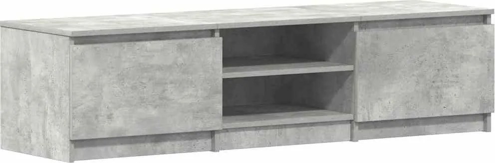 vidaXL TV stolek 140 x 40 x 35,5 cm kompozitní dřevo [800648] Barva: Betonová šedá