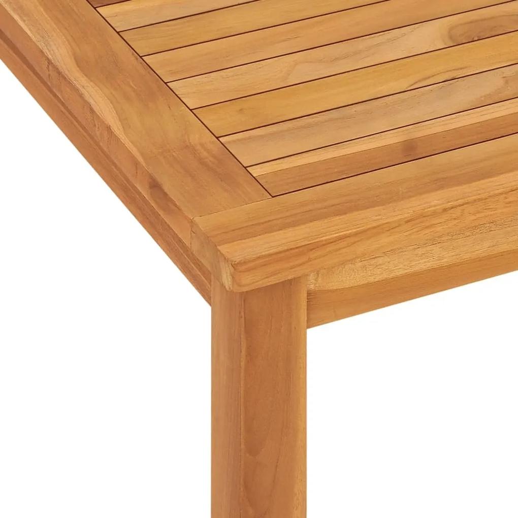 vidaXL Zahradní jídelní stůl 120 x 70 x 77 cm masivní teakové dřevo [316630]