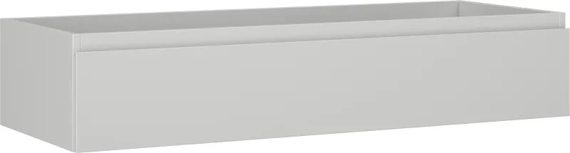 Mexen Orio, koupelnová skříňka 120 cm, 1 zásuvka, šedá matná, 91A10-12023-1-BF62