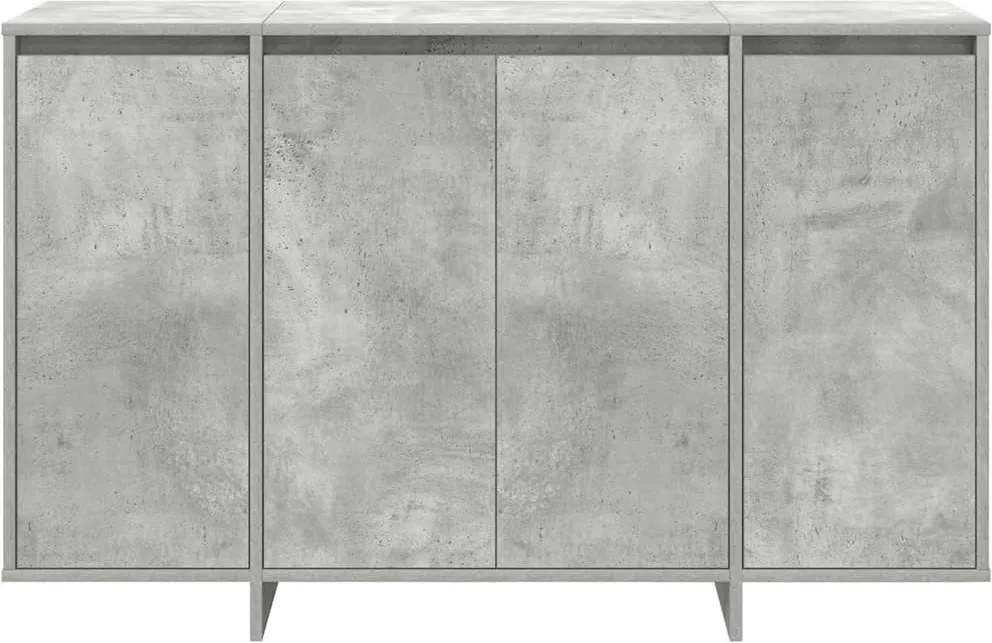 Servírovací skříň Betonově šedá 120 x 41 x 75 cm 3333899