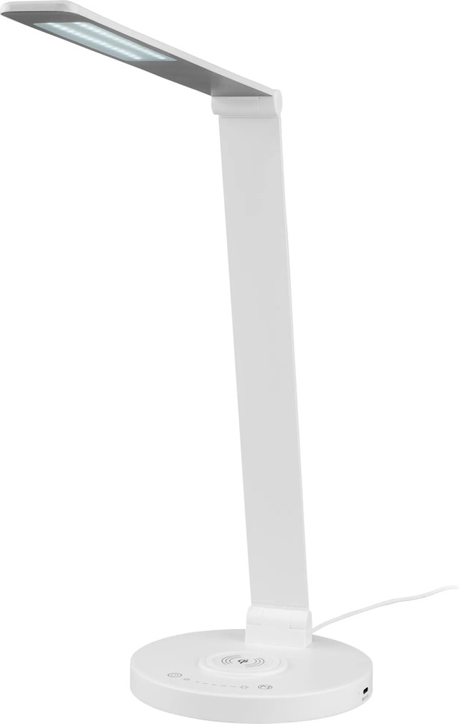 Livarno home Stolní LED lampa s indukčním nabíjením (bílá)