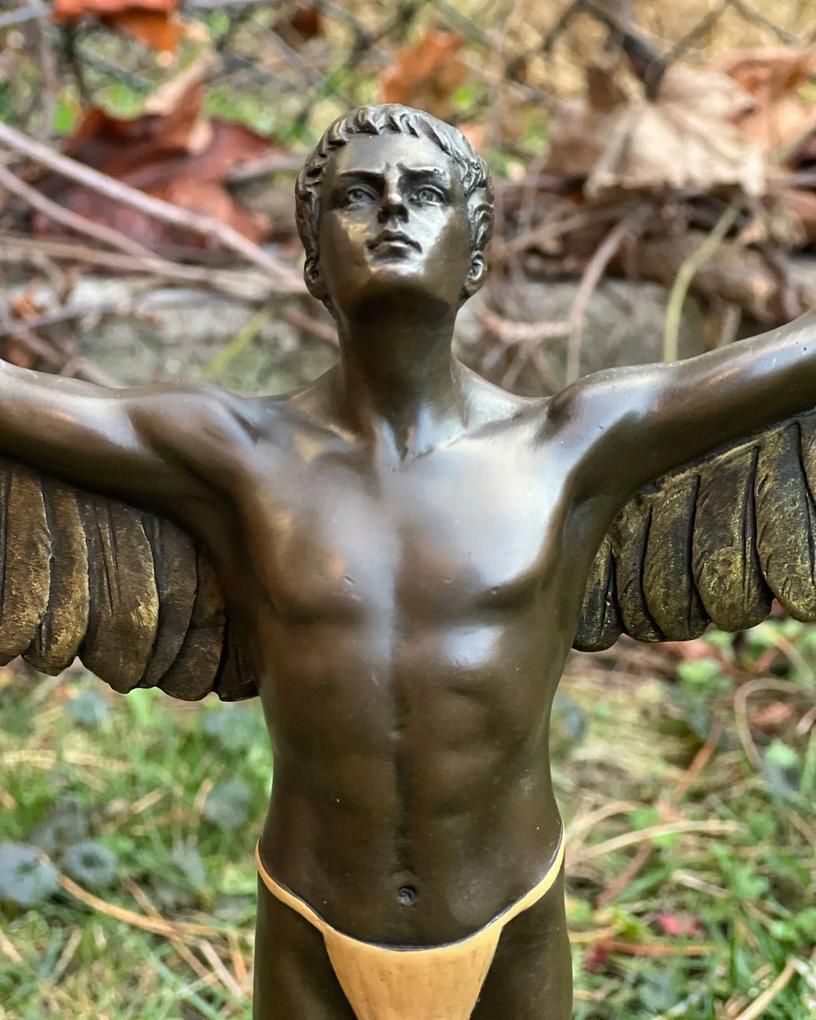Bronzová socha Íkaros řecká mytologie
