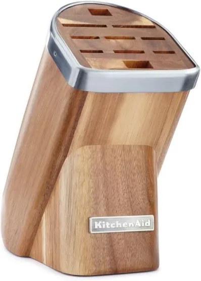 KitchenAid Blok na nože, 10 slotů, přírodní dřevo-světlý akát KKFMA01AA