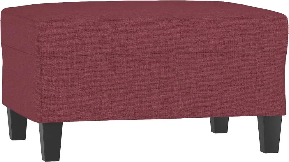 4dílná sedací souprava s polštáři vínová textil 3201646