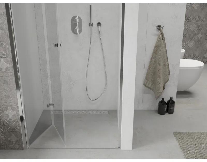 Mexen Lima skládací sprchové dveře 70 cm, Průhledné, Chromovaná - 856-070-000-01-00