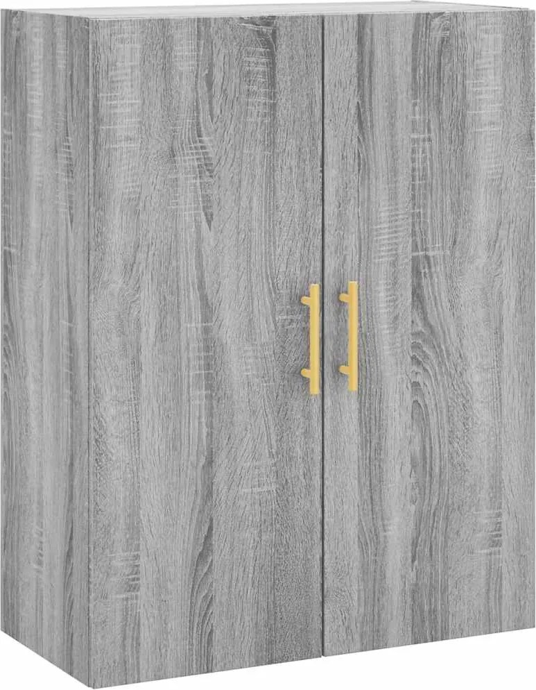 Skříň highboard šedá sonoma 69,5 x 34 x 180 cm kompozitní dřevo 3195673