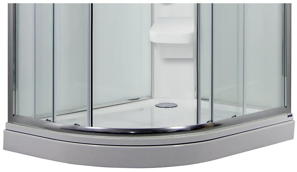 Arttec - Masážní sprchový box SIRIUS model 5 čirý pravý