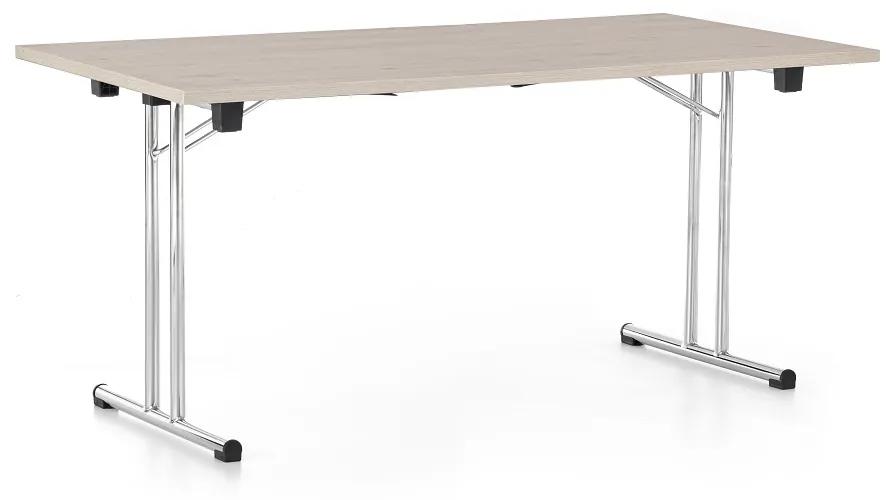 Skládací stůl 160 x 80 cm, dub