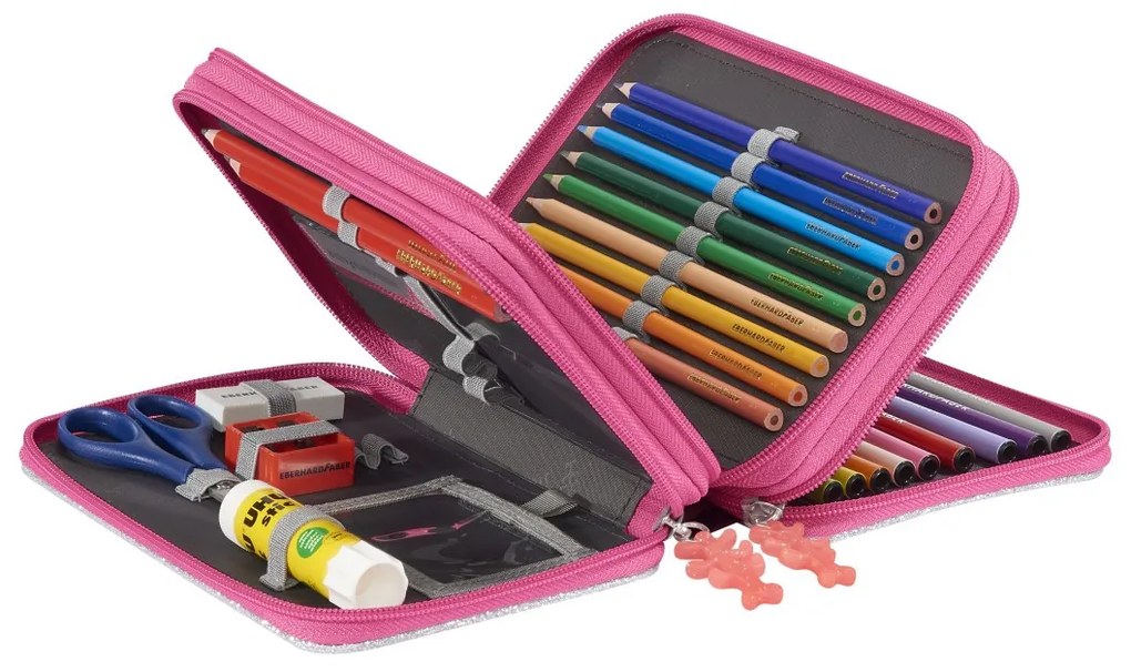 Vybavený třípatrový penál Step by Step XXL, Unicorn Nuala