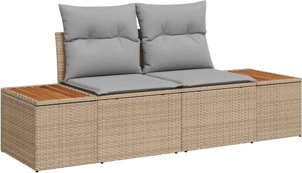 Sada zahradních pohovek 7 ks Beige a šedá 3350032
