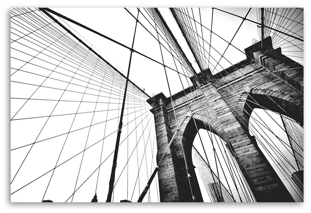 Gario Obraz na plátně Černobílý minimalistický most - Nikita Abakumov Rozměry: 60 x 40 cm