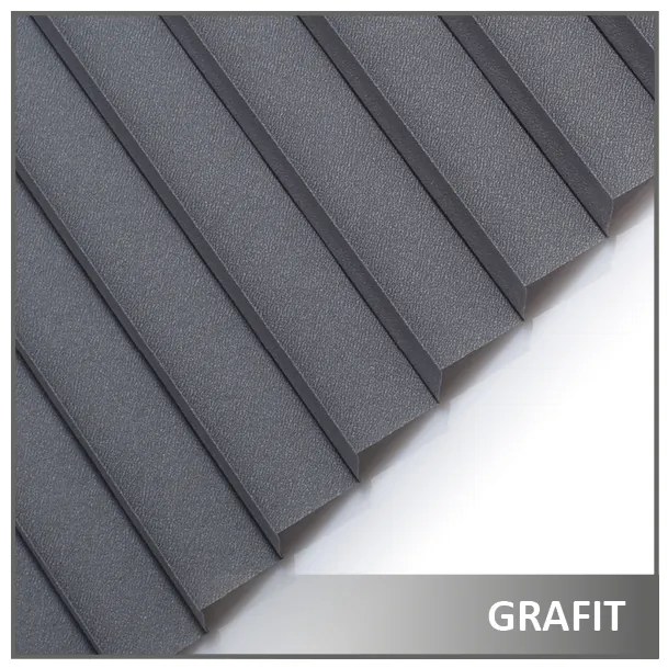Roleta Plisovaná Tradiční Grafit 33 cm x volitelná výška