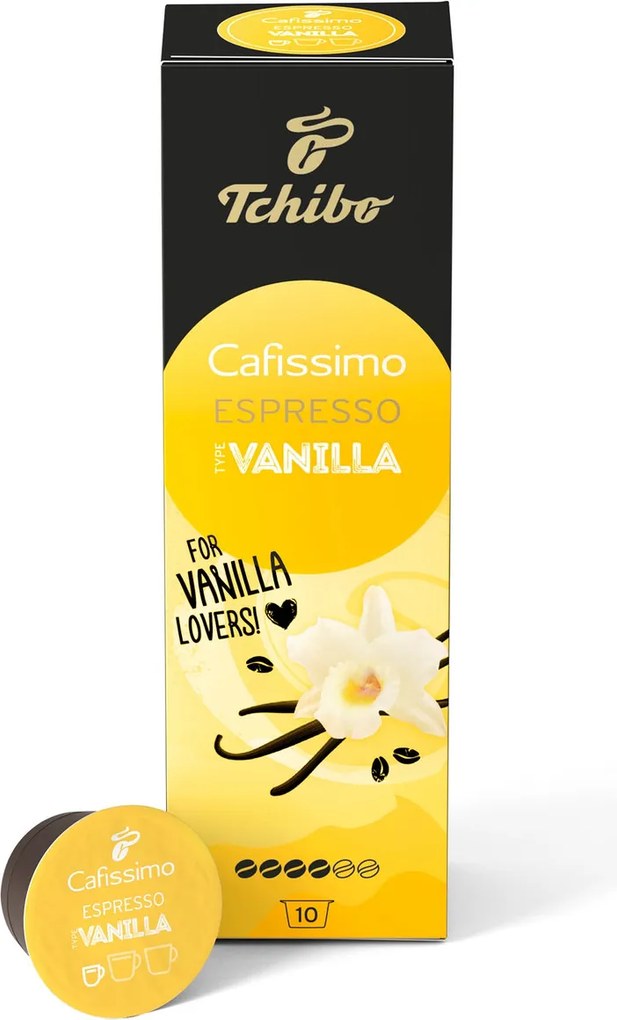 Cafissimo Flavoured Espresso – Vanilla – 10 kapslí - Intenzita: 4/6
