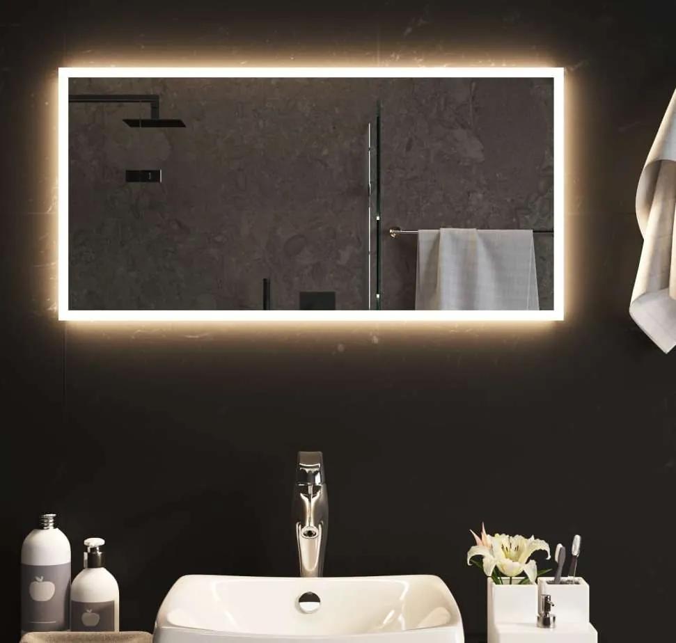 vidaXL Koupelnové zrcadlo s LED osvětlením 40x80 cm [3154079]