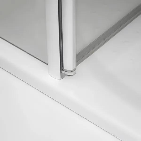 Roth TOWER LINE TCN2 Dvoukřídlé sprchové dveře pro instalaci do niky 90 cm Profil: Lesk, Sklo: Hladké čiré