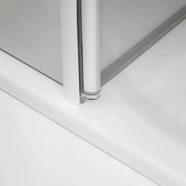 Roth TOWER LINE TCN2 Dvoukřídlé sprchové dveře pro instalaci do niky 90 cm Profil: Matný elox, Sklo: Potisk