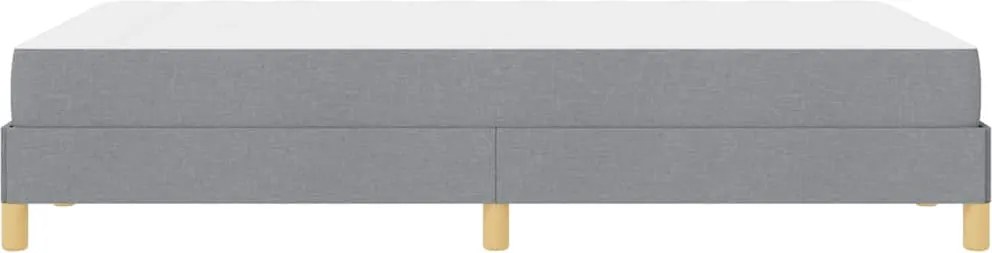 Postel s boxspringem s matrací Světle šedá 120 x 190 cm textil 3398549