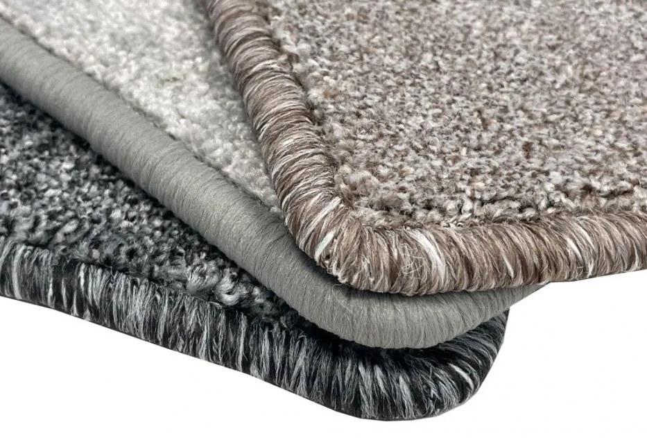 Vopi | Kusový koberec Apollo soft šedý - 1 m2 s obšitím