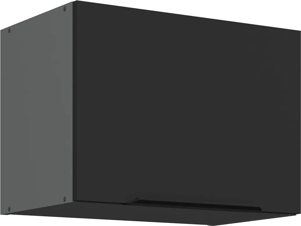 ARIA ab | horní skříňka 50 GU-36 1F výklopná | 50 cm | ANTI FINGERPRINT povrch | antracit/černá