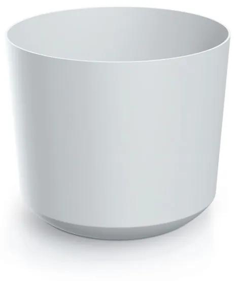 PROSPERPLAST Květináč - TUBO Průměr: 10,8 cm, Barva: světle šedá