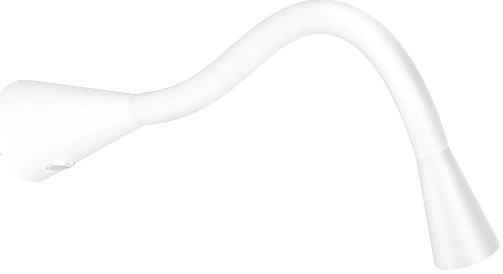 Linea Light 7232 Snake_W1, bílá flexibilní LEDka k posteli s vypínačem, 2W LED 3000K, délka 47cm