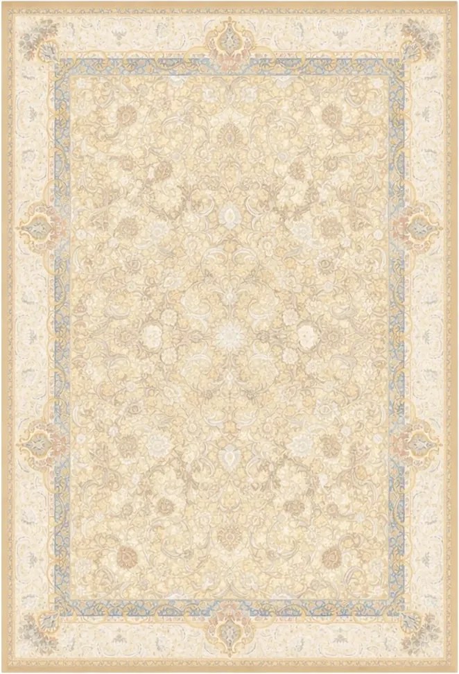 BE Koberec Miras 1202 GOLD - žlutý obdélníkový Rozměr: 150x225 cm