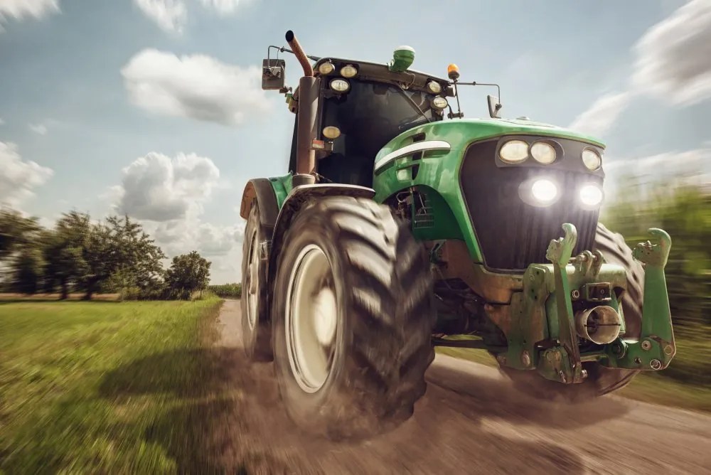 Fototapeta Závodní Traktor Strukturální vinyl 135x90