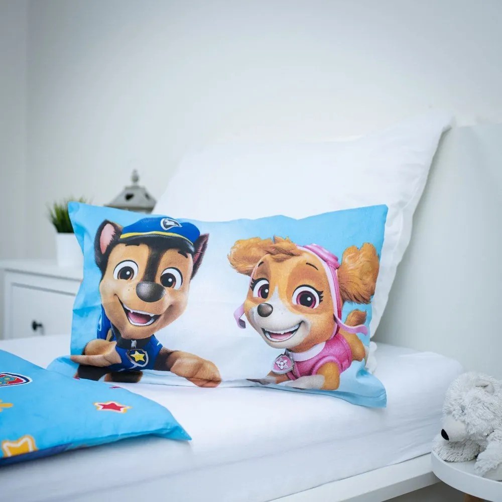 Bavlněné dětské povlečení do postýlky 100x135 cm Paw Patrol – Jerry Fabrics