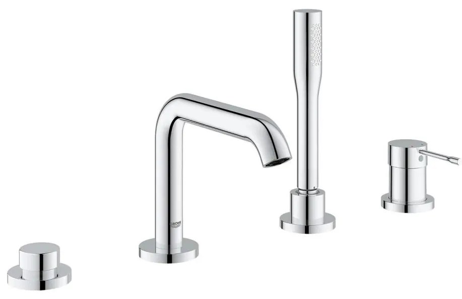GROHE 19578001 - Vanová čtyřotvorová kombinace ESSENCE 197 mm lesklý chrom