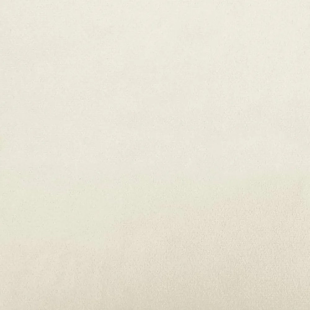 Petromila 3místná pohovka krémová 180 cm samet