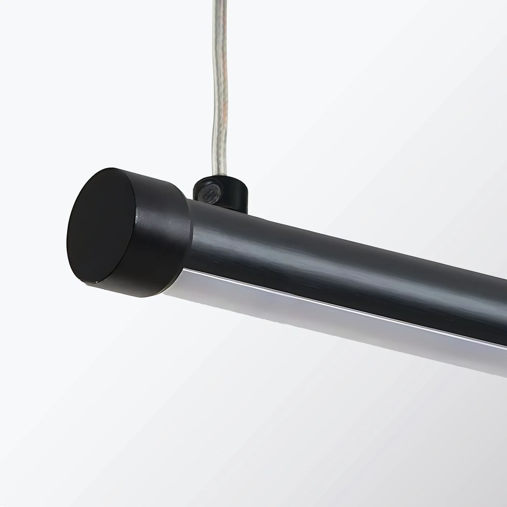 Toolight Toolight, LED závěsné osvětlení 120cm, 15W, 3000K, LHJ031-CP, černá matná, OSW-50014