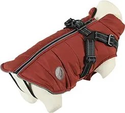 Zolux S.A.S. Obleček bunda pro psy S POSTROJEM terakota 30cm Zolux