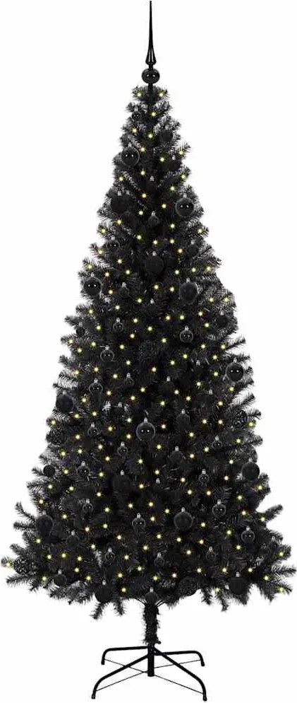Vánoční stromeček Černá 210 cm PVC 3396488