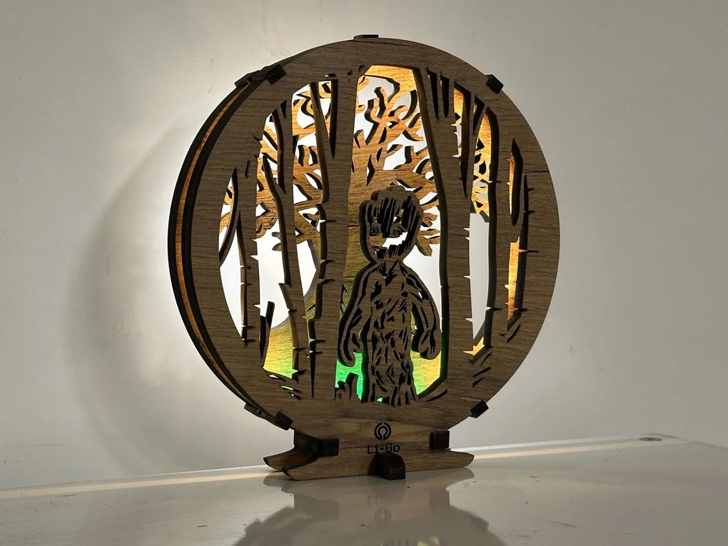 Li-Go "Grut" lampa 20x22cm dub